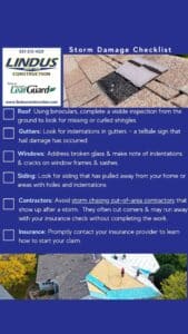 Restore Your Roof After Severe Storms Checklist | Lindus